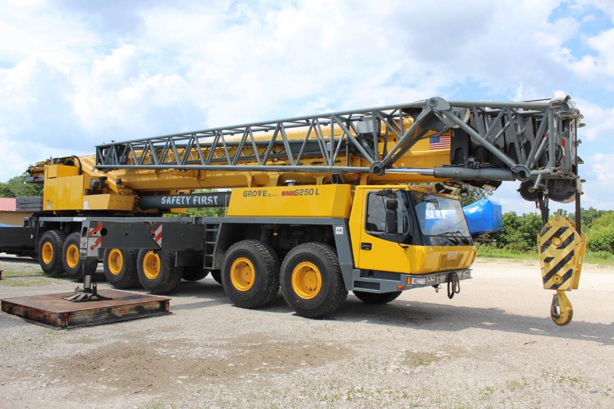 Grove GMK6250L 250-Ton All Terrain Crane for Sale - TK Cranes